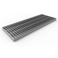 China Modular Customizable Serrated Carbon Steel Bar Grating Easy Installation for sale