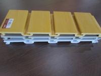China Customized Solid Plastic Slat Wall Panels for Garage / Supermarket for sale