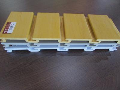China Customized Solid Plastic Slat Wall Panels for Garage / Supermarket for sale