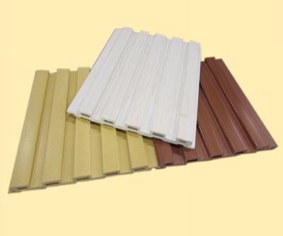 China Wood Plastic Composite Wpc Wall Cladding Four Grooves Mouldproof for sale