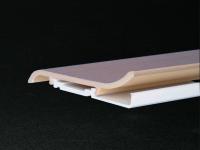 China Plastic Foam Profiles PVC Trim Board Wall Skirting For Home Decoration for sale
