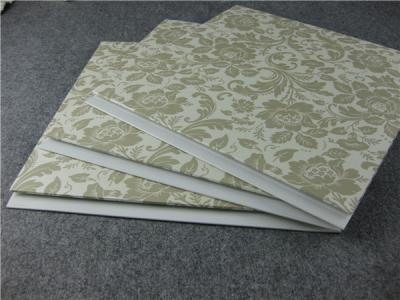 China Fireproof Flower Plastic PVC Ceiling Panels Hotel And Restaurant Wall for sale