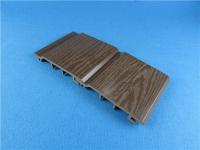China Mouldproof Wood Plastic Composite WPC Exterior Wall Cladding Grey Color for sale