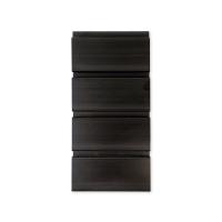 China Garage Wall Black Pvc Slatwall 4 X 8 Feet With Accessories for sale