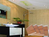 China Waterproof Wooden Stamping Plastic PVC Wall Panels Toliet CE SGS for sale
