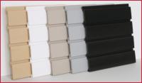 China Slatwall Pvc Panels Insert For Store Exterior Interior Decoration for sale
