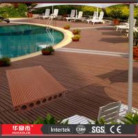 China Brushed / Embossed WPC Composite Wood Decking 140 * 25mm Waterproof For Yard for sale
