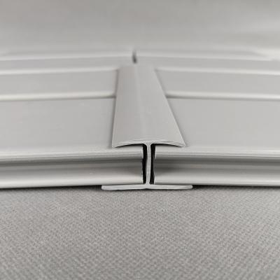 China Ultralight Portable Flexible Grey Slatwall Panels For Showroom for sale