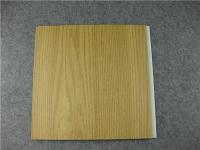 China Laminated wooden pattern decoration pvc wall boards feels like nature wood for sale
