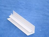 China 5mm Or 8mm Laminated PVC Trim Moulding Connector Matched With PVC Panels for sale