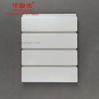 China Smooth High Glossy Pvc Slatwall Panel For Home Interior for sale