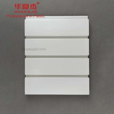 China Smooth High Glossy Pvc Slatwall Panel For Home Interior for sale