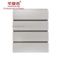 China Cellular PVC Easy Cleaned Grey Slatwall Panel For Garage for sale