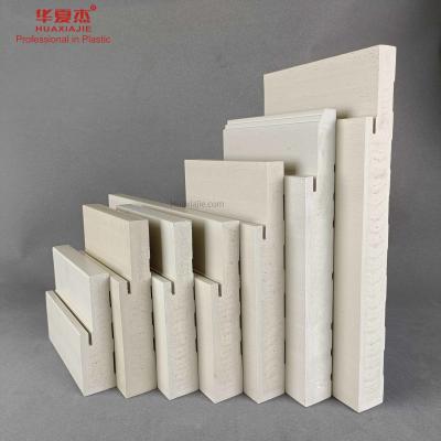 China High Glossy WPC PVC Door Frame Entry Door 53 Mm X 8 Mm for sale
