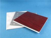 China White Red Silver Marble Color UPVC Wall Panels , decorative wall cladding sheets for sale