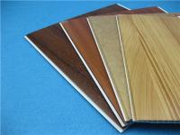 China Monistureproof Laminated Wood Grain pvc wall cladding sheets Economic and Recyclable for sale
