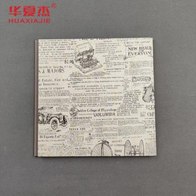 China Waterproof Heat Insulation Pvc  Wall Panel 250mm X 8mm In Carton Box for sale