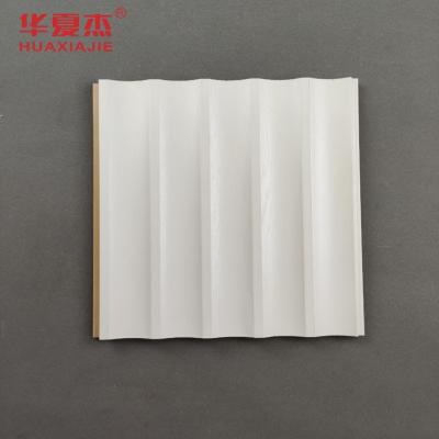 China White Wpc Wall Panel Decorative Wpc Fluted Panels Easy To Install for sale