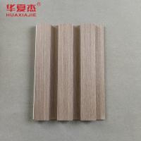 China Wood Grain WPC Wall Panel For Indoor / Outdoor Wall Decoration for sale