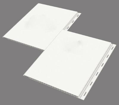 China 10mm Thickness While Gloss PVC Ceiling Panels For Food Manufacturing Facility for sale