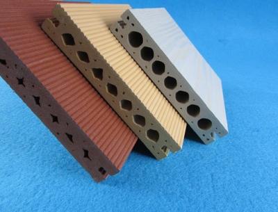China Outdoor Eco Friendly Hollow Wood Plastic Composites For Public Building for sale