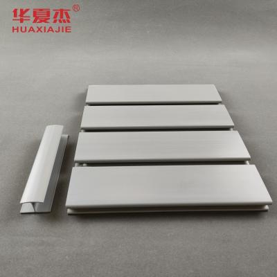 China Moisture Resistance Excellent PVC Slatwall Panel Smooth Surface for sale