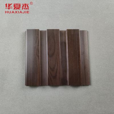 China Wood Plastic Composite Weatherproof Wall Panel In Wood Colors for sale