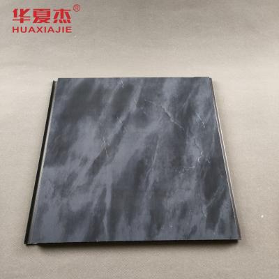 China Marble Black PVC Wall Panel Decorative Printing PVC Wall Panel For Office Or Hotel for sale