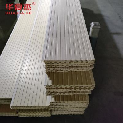 China 220 X 9mm WPC Wall Panel Environmental Friendly Building Decoration for sale