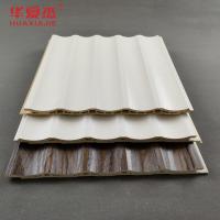 China Customized Color Laminated U Shaped WPC Wall Panel Decoration PVC Panel For Home Bathroom for sale