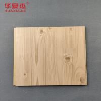 China Laminated Wood Grain PVC Panel WPC Wall Panel Interior Home Bathroom Decoration for sale