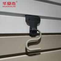 China Easy Install PVC Slat Wall Panel Hooks Garage Panel Wall Frame Waterproof For Decoration for sale