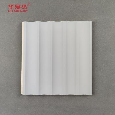 China Grey WPC Wall Panel Indoor And Outdoor Decoration U-shaped Wall Panel for sale