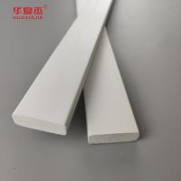 China Wholesale Cost Price 3/8 X 1-1/4 Door Stop Pvc Decorative Moulding Indoor Profile White Plank for sale