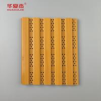 China New Design Fluted Wpc Wall Panel Perforate Wpc Panel For Wall Decoration for sale
