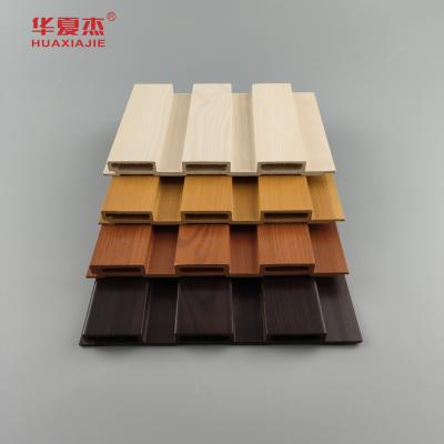 China Colorful Wpc Fluted Wall Panel Panel Waterproof Printing Wpc Panels For Residential Decoration for sale