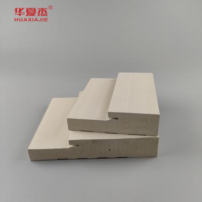 China Waterproof Wood Pattern 6-9/16'' Wpc Door Jamb 4-9/16'' Wpc Door Frame Building Decoration for sale