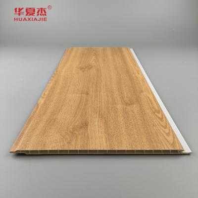 China Wholesale Nature Wooden Grain Pvc Wall Panel Anti-scratch Pvc Ceiling Panel For Residential Decoration for sale