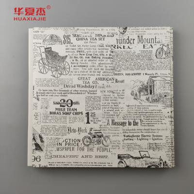 China Durable Classic Pvc Laminated Panel Antiquity Style Pvc Ceiling Panel Decoration Wall Indoor for sale