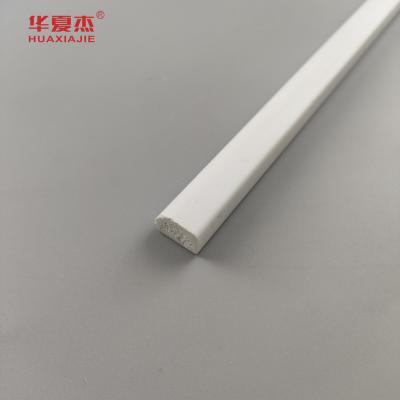 China Wholesale Sidelite Stopper White Pvc Moulding Moisture Proof Pvc Profile Indoor Decoration for sale