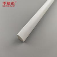 China Hot Sale Pvc Moulding 1/2'' Quarter Round White Vinyl 12' Waterproof Profile Pvc Interior Decoration for sale