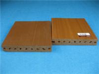 China UV Resistant Plastic Outside Wpc Decking Flooring With Smooth Brushed Surface for sale