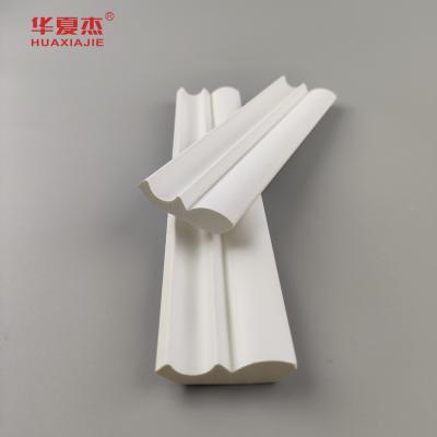 China High Quality 25/64 X1-39/64 Crown Pvc Moulding White Waterproof Pvc Profile Indoor Building Decoration for sale