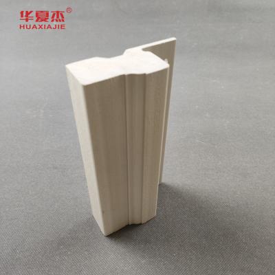 China Indoor Wpc Door Frame White Or Wooden Grains Surface Wpc Nail Fin for sale