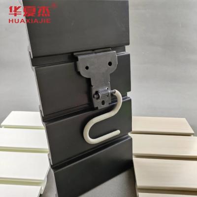 China Smooth Surface PVC Slatwall Panels With Fire Resistance And Easy Installation for sale