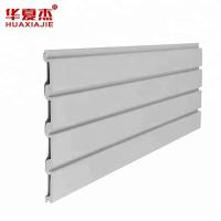 China Impact 300mm X 17mm PVC Slatwall Panels for sale