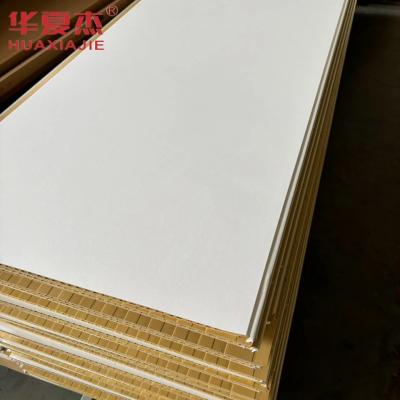 China white surface wpc wall panel easy to clean wpc decoration panels indoor for sale