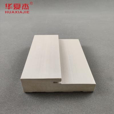 China Wood Grain Wpc Brick Mold Wpc Door Frame Wpc Foam Moulding Indoor Decoration for sale