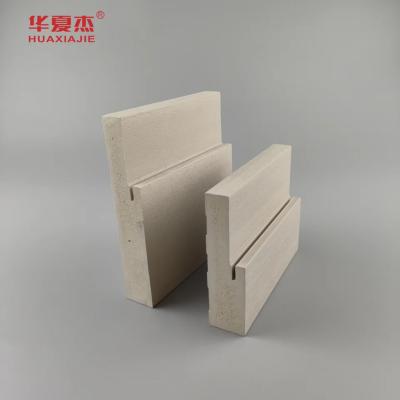 China Wood Plastic Composite Rectangle Door Frame Wpc For Building Construction for sale