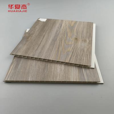 China Width 250mm PVC Wall Panerl Wood Grain Pvc Decorative Pvc Panels Indoor for sale